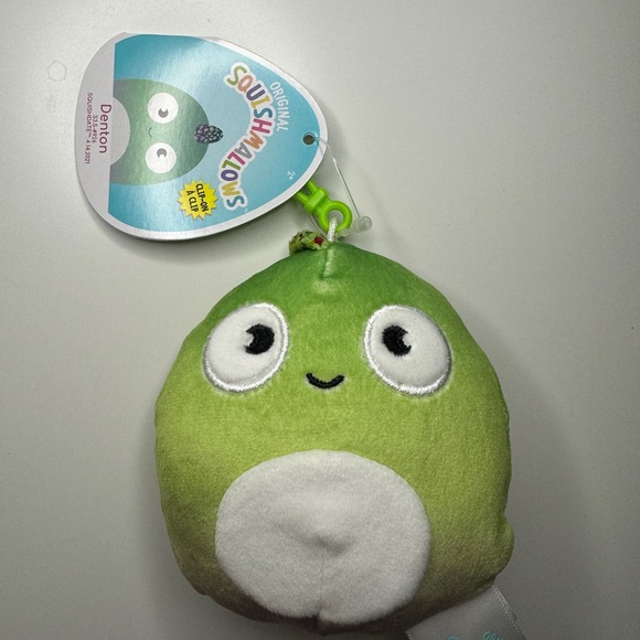 Squishmallows | Toys | Denton The Chameleon Squishmallow Clip | Poshmark